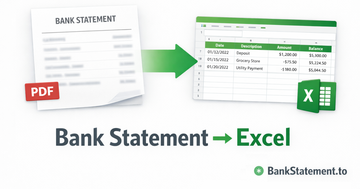 How to Export Bank Statements to Excel | BankStatement.to
